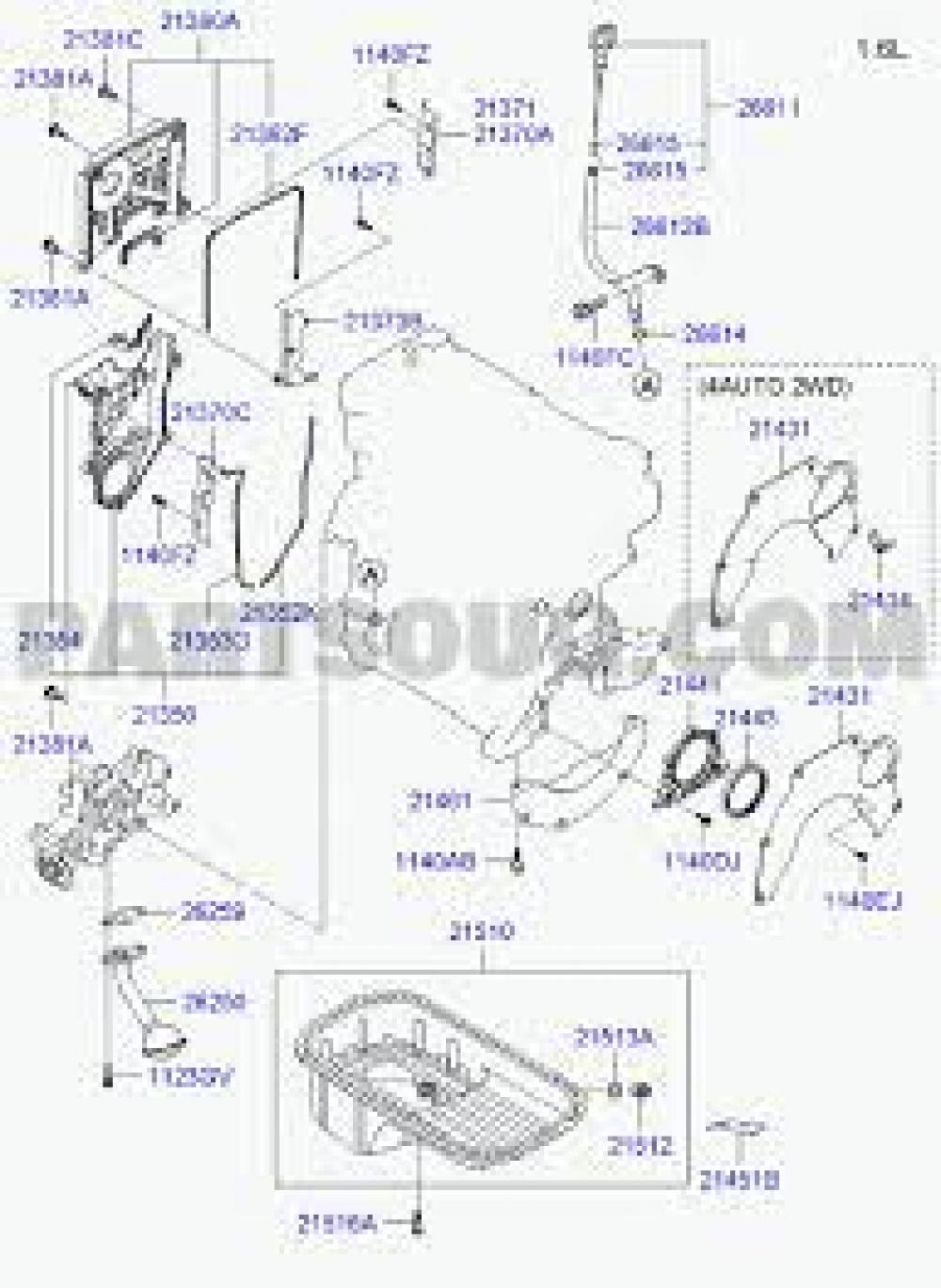 Hyundai Accent 2003-2006 Dizel 3 Silindir Yağ Çubuk Yuvası Mobis 26612 ...