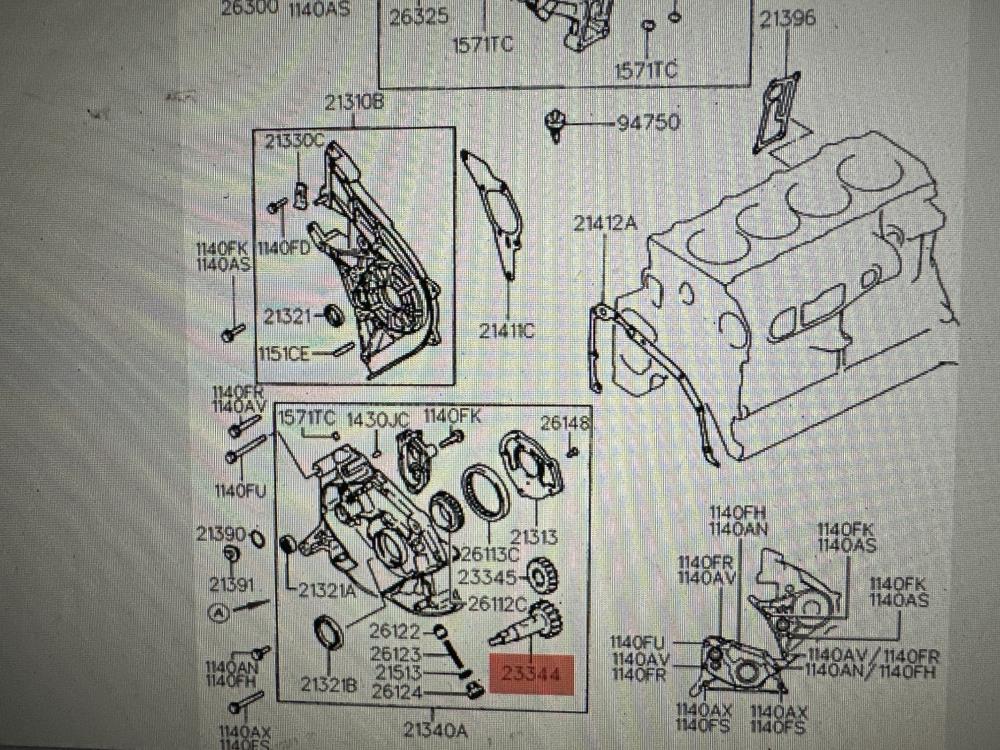 Hyundaı H100 1993- Yag Pompa Balans Dıslısı Orjınal 23344-42000 - 0.00 TL